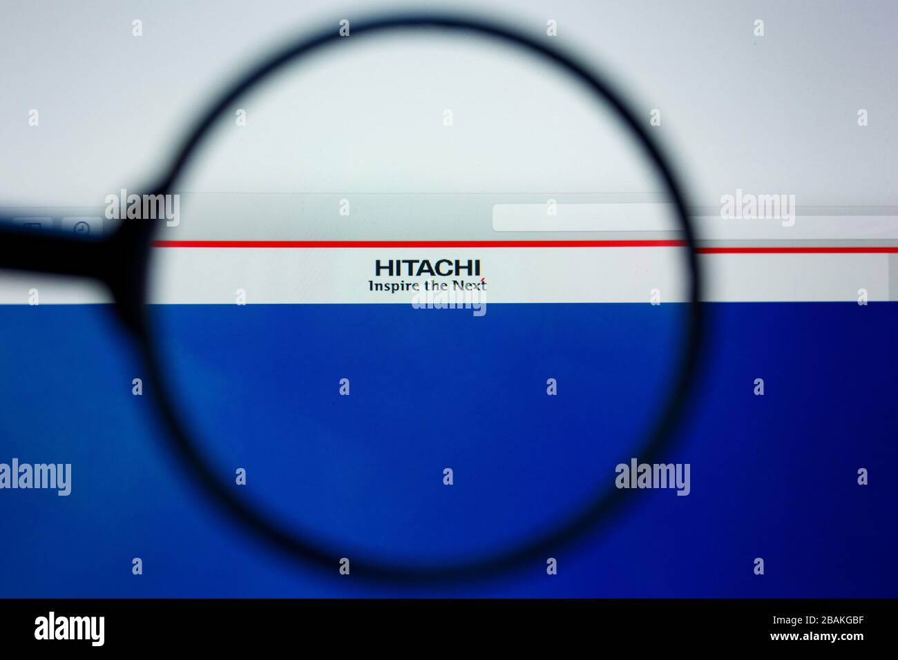 Hitachi logo hi-res stock photography and images - Alamy