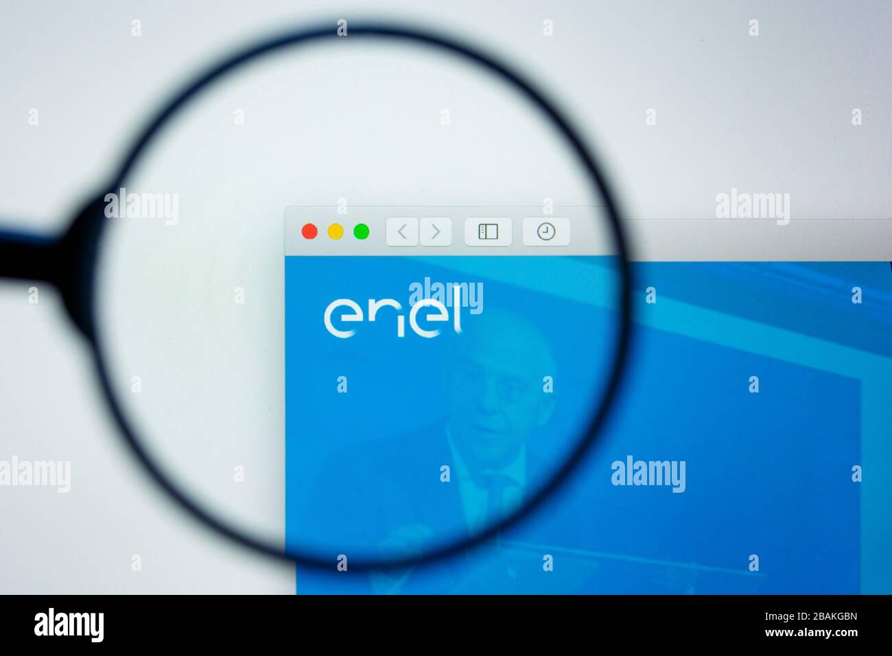 Enel logo hi-res stock photography and images - Alamy