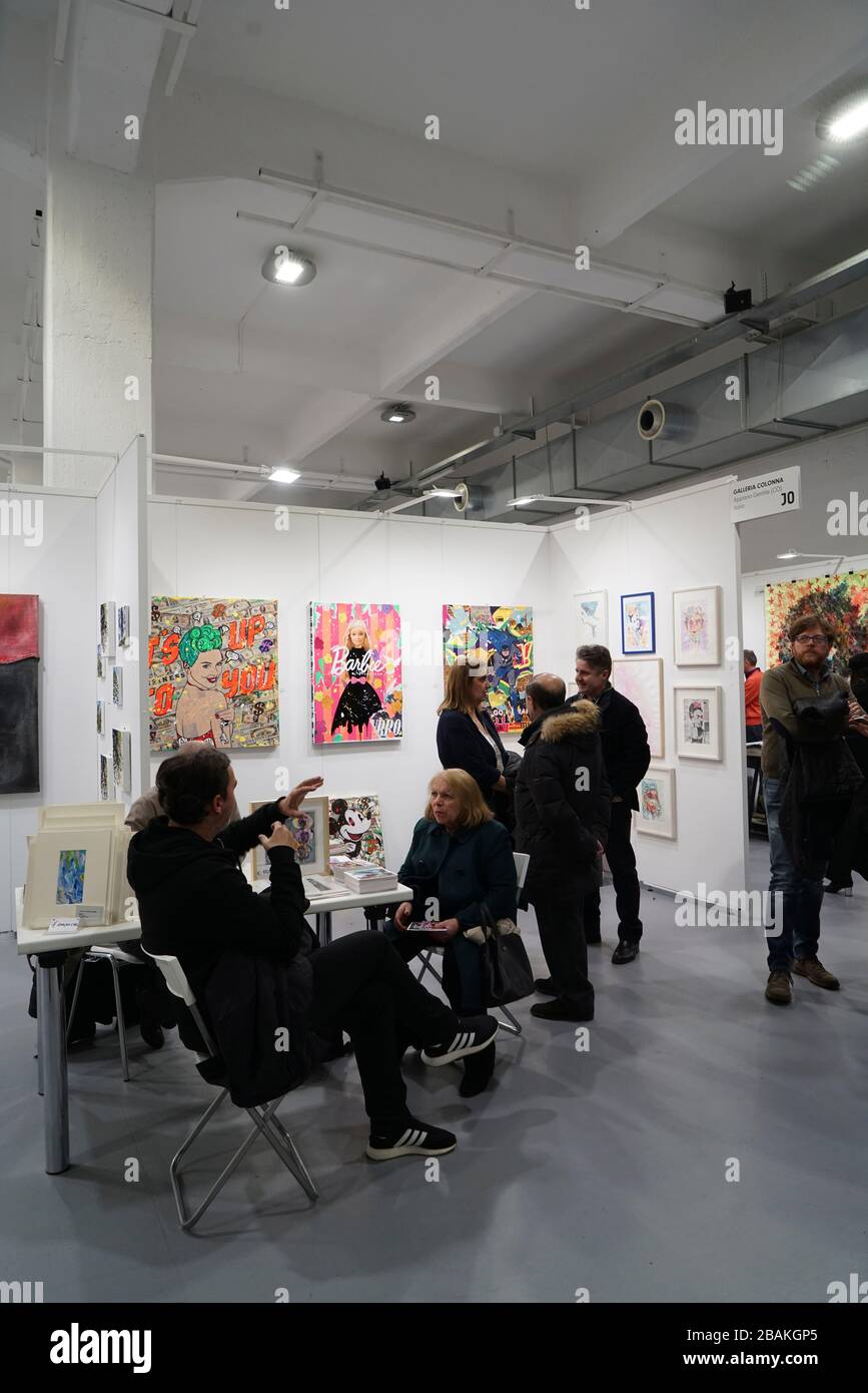 Affordable Art Fair, Milan, Lombardy, Italy, Europe Stock Photo - Alamy