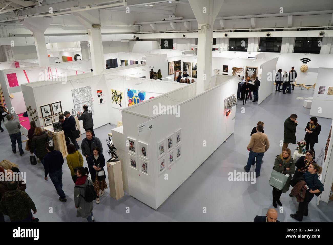 Affordable Art Fair, Milan, Lombardy, Italy, Europe Stock Photo - Alamy