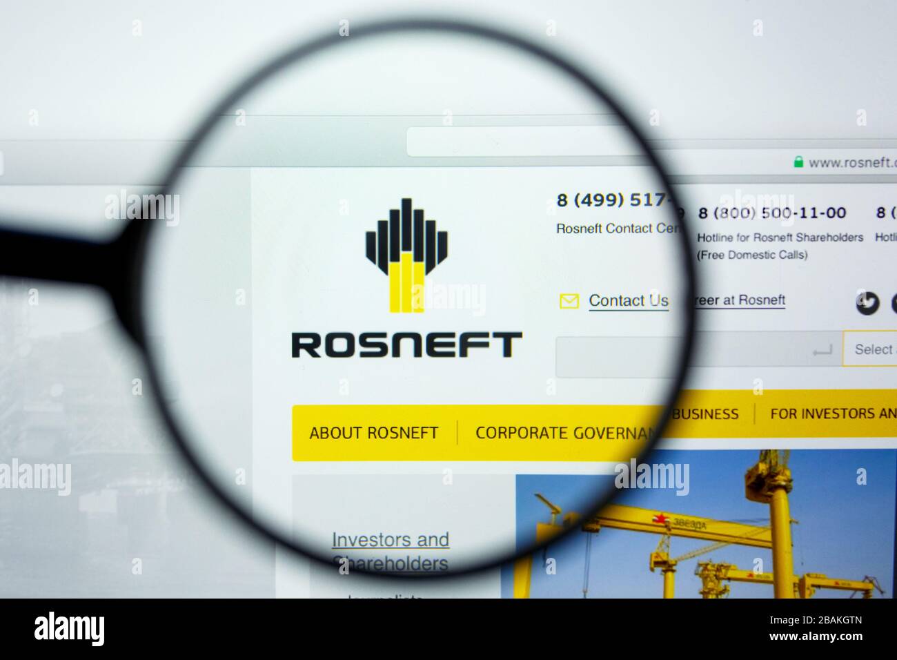 Rosneft sign hi-res stock photography and images - Alamy