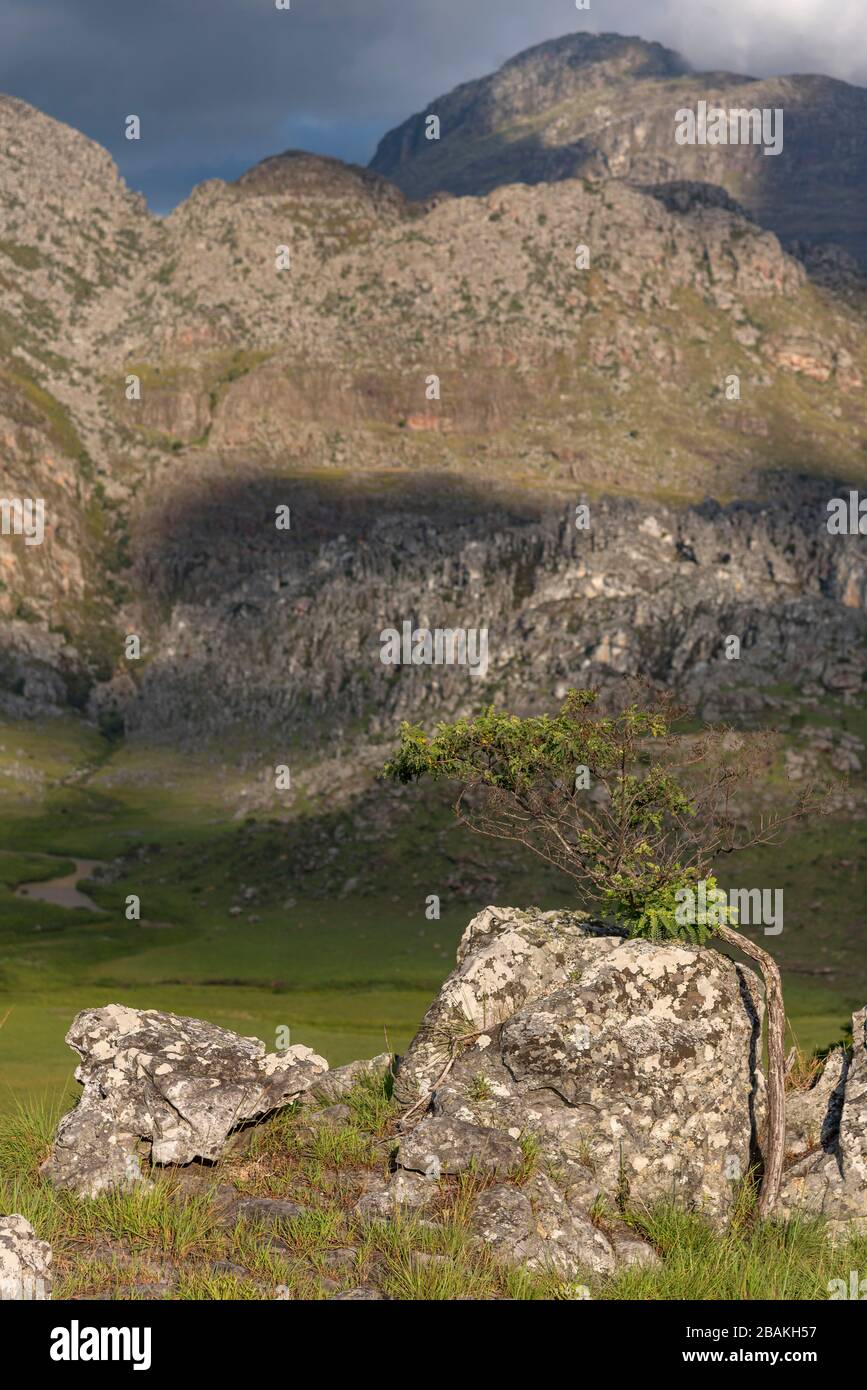 Mountain views in the Chimanimani National Park, Zimbabwe Stock Photo ...