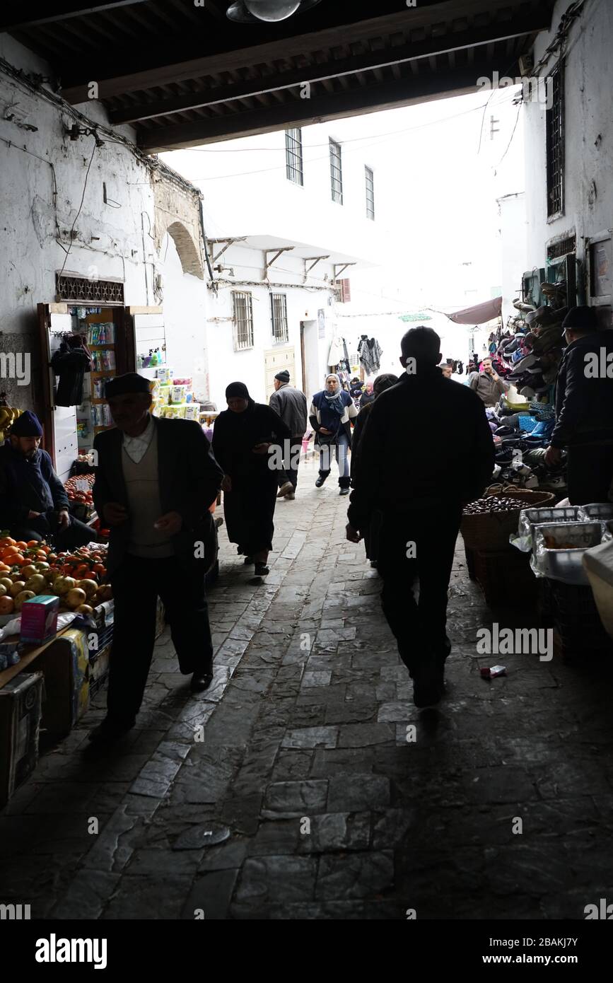 Medina, Tétouan, or Tetouan city located in northern Morocco, North ...