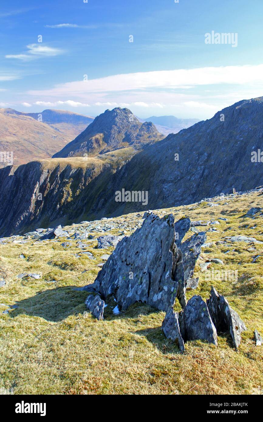 Seniors walking snowdonia national park hi-res stock photography and ...