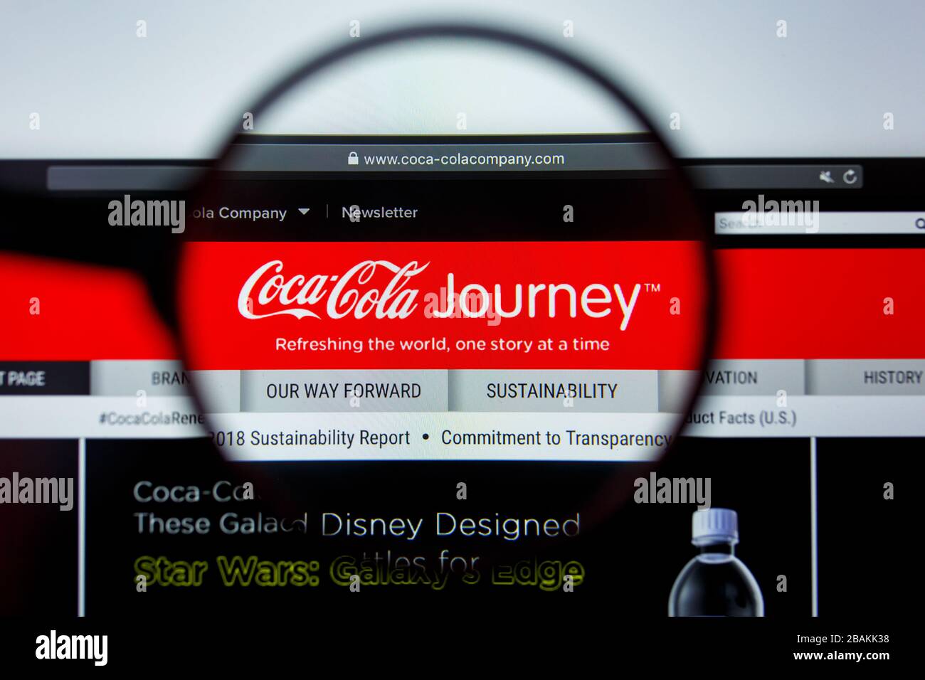 Los Angeles, California, USA - 12 June 2019: Illustrative Editorial of ...