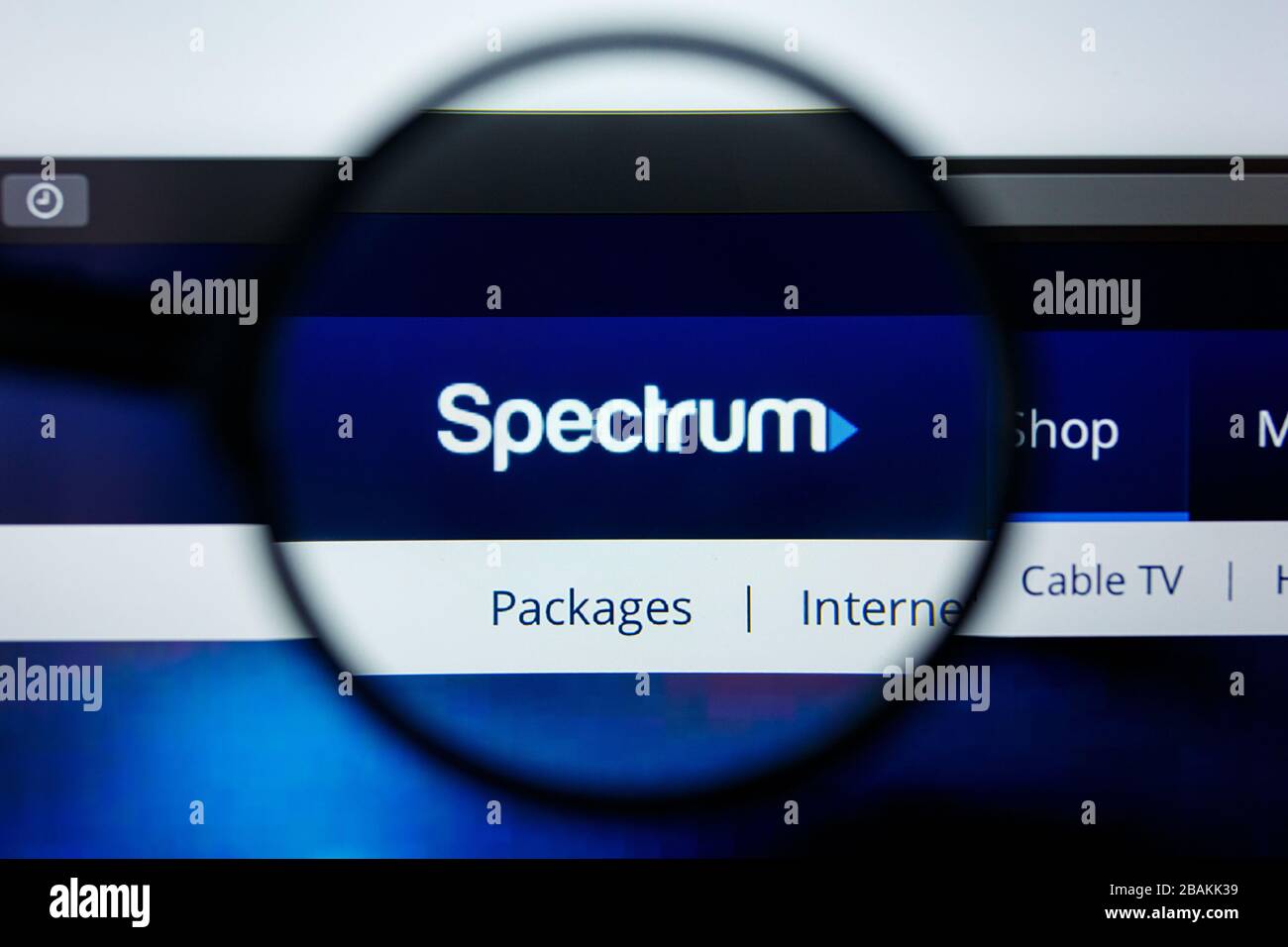 Spectrum logo hi-res stock photography and images - Alamy