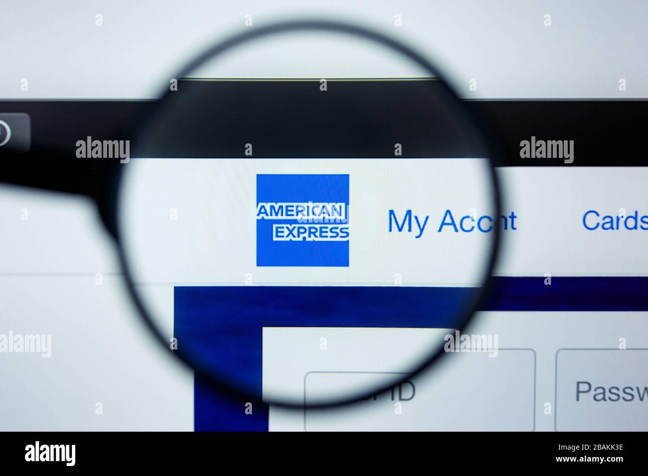 American express logo hi-res stock photography and images - Alamy
