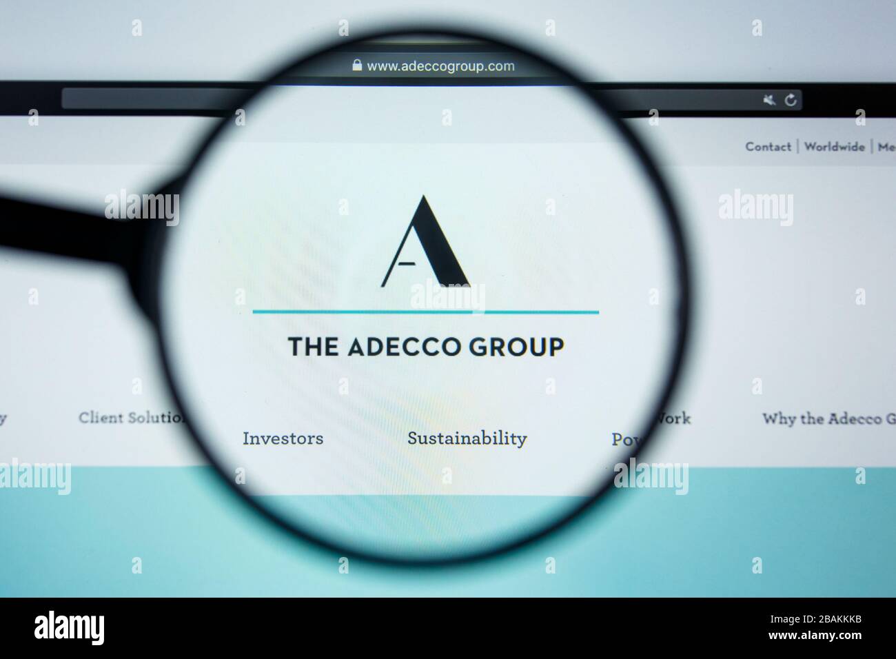 Adecco logo hi-res stock photography and images - Alamy