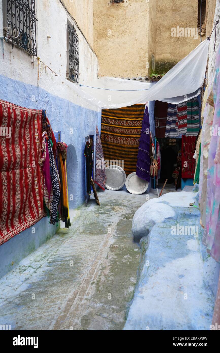 Traditional Moroccan rugs, Kasbah, Chefchaouen, the blue pearl, village ...