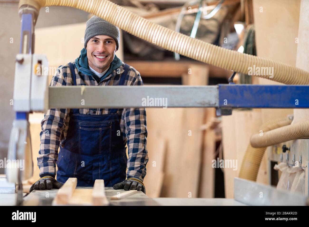 Young woodworker hi-res stock photography and images - Alamy