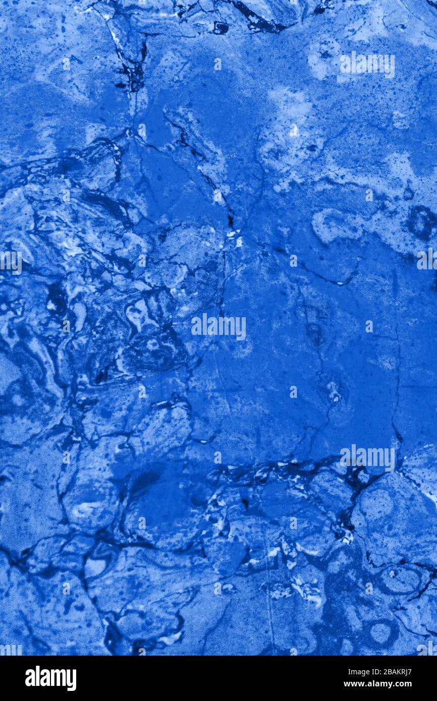 Abstract textured tinted classic blue color surface texture rough ...