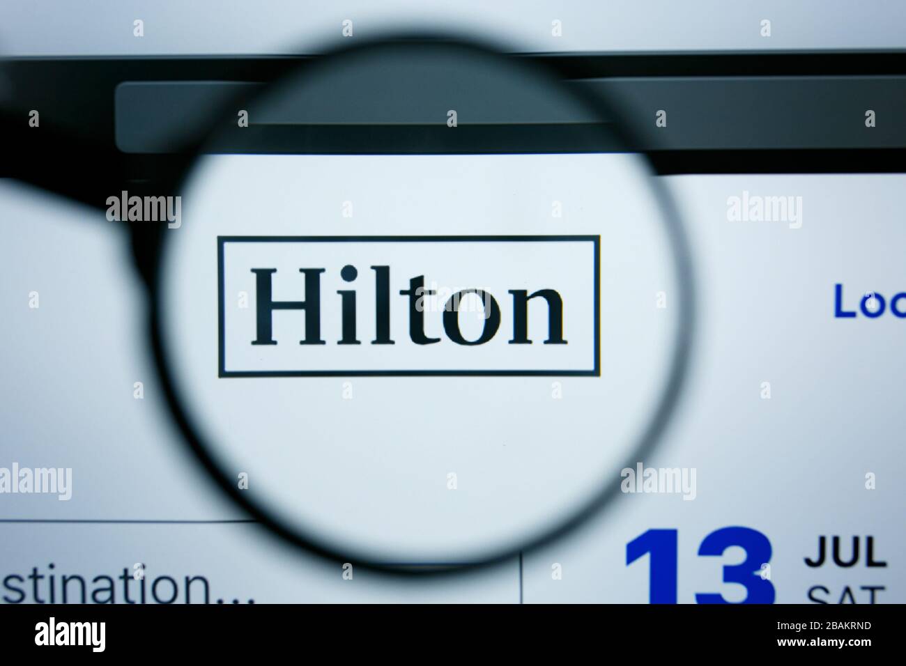 Red Hilton Hotel Logo