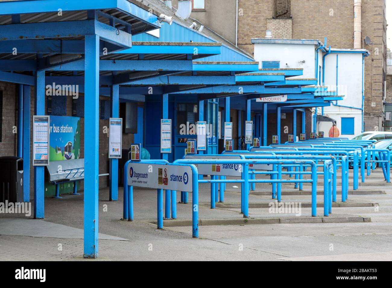 Ayr bus station hi-res stock photography and images - Alamy