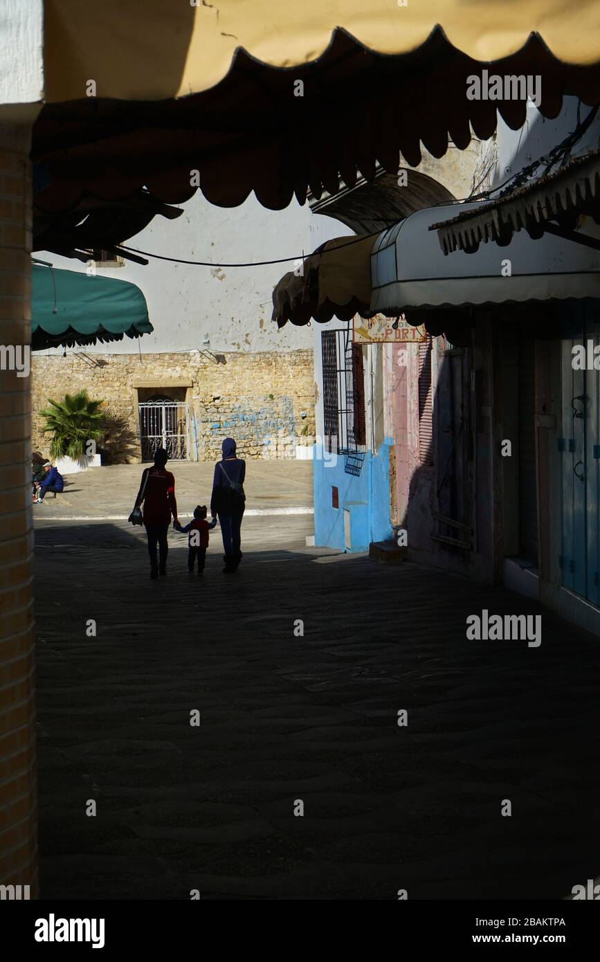 Kasbah of Assilah, Atlantic coast, Morocco, North Africa, Africa Stock ...