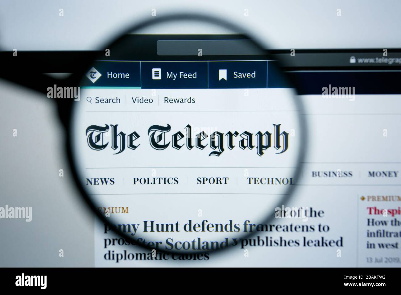 Los Angeles, California, USA - 25 June 2019: Illustrative Editorial of ...