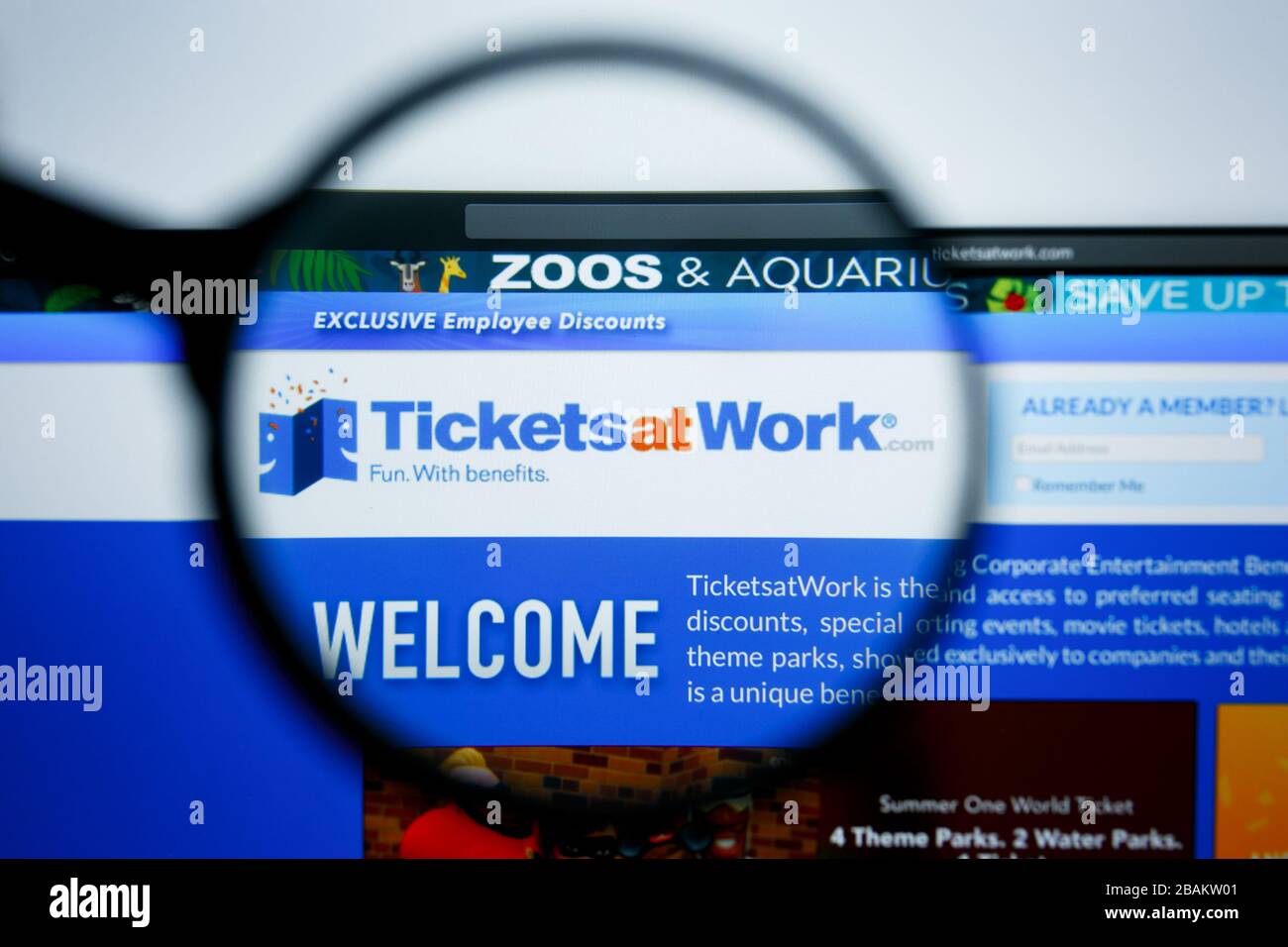 Los Angeles, California, USA - 25 June 2019: Illustrative Editorial of ...
