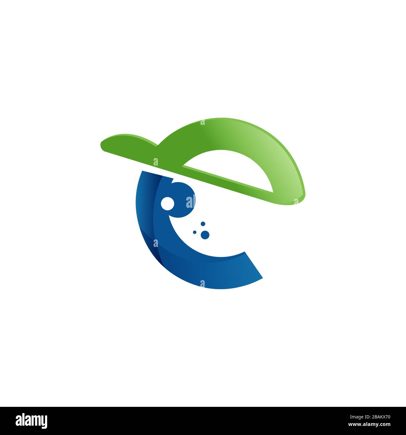 Orbit planet vector in negative space in flat style. Planet app icon ...