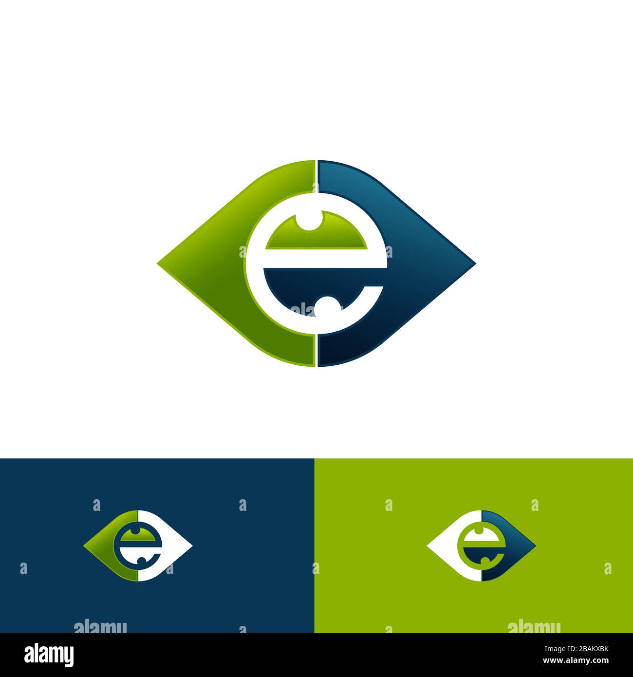 Eye icon vector in modern flat style for web graphic and mobile design ...