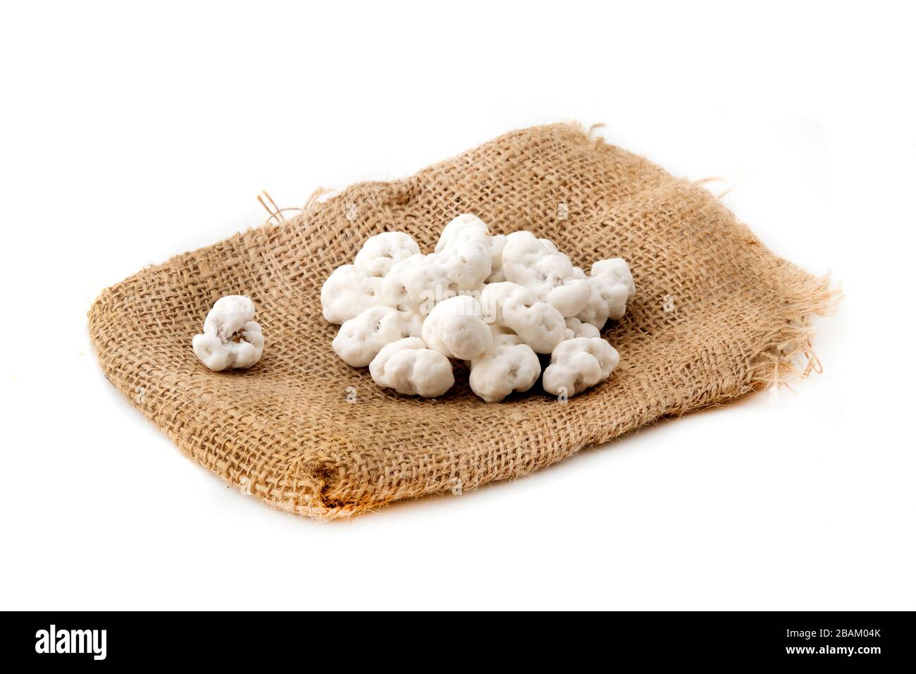 Azerbaijani traditional candy Nogul on a white background Stock Photo ...