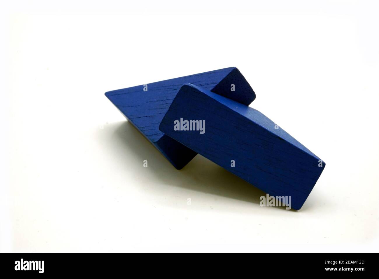 Twisted colorful building blocks made of wood.. Abstract mobile ...