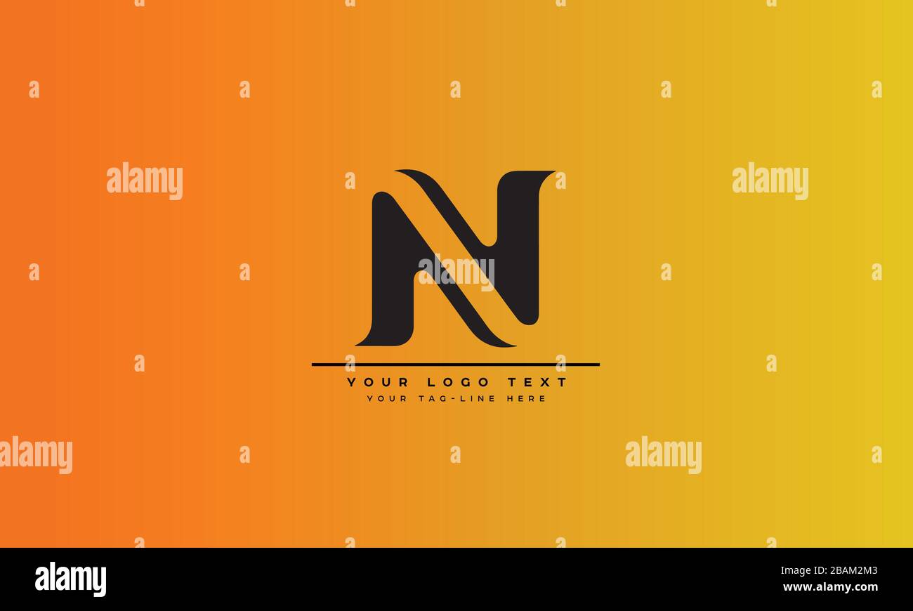 Abstract Letter N, NN logo Design Stock Vector Image & Art - Alamy