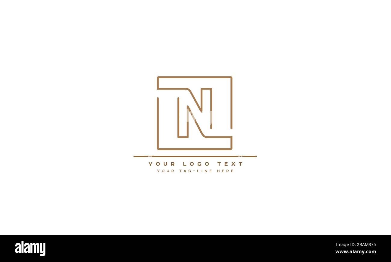 Abstract Letter N, NN logo Design Stock Vector Image & Art - Alamy