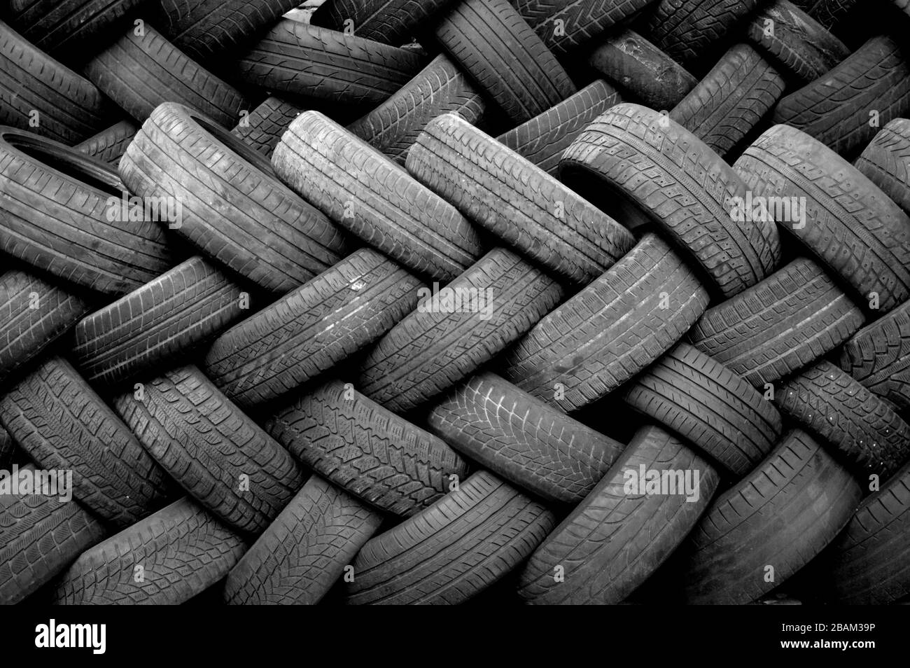 Tires Are On Top Of Each Other High Resolution Stock Photography and ...