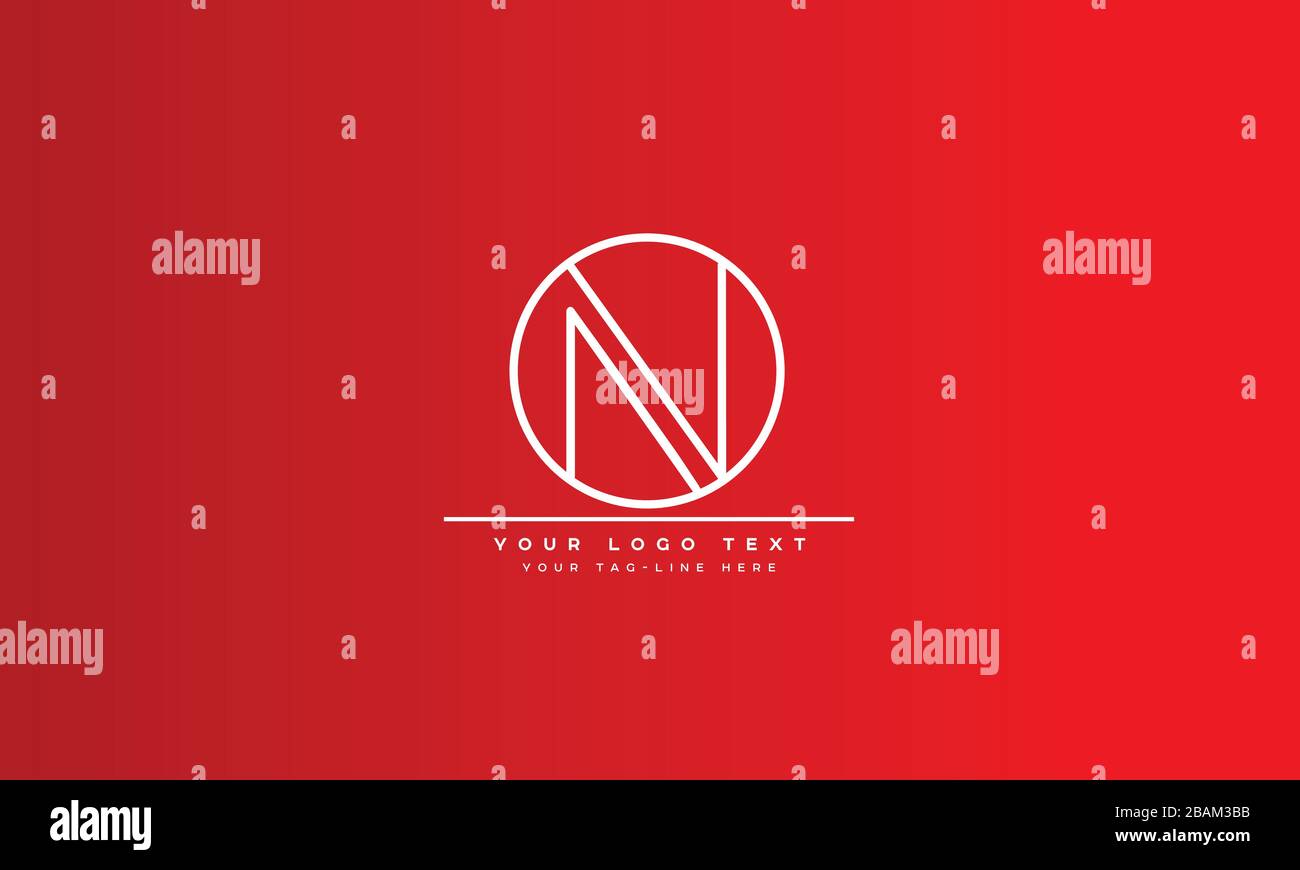 Abstract Letter N, NN logo Design Stock Vector Image & Art - Alamy