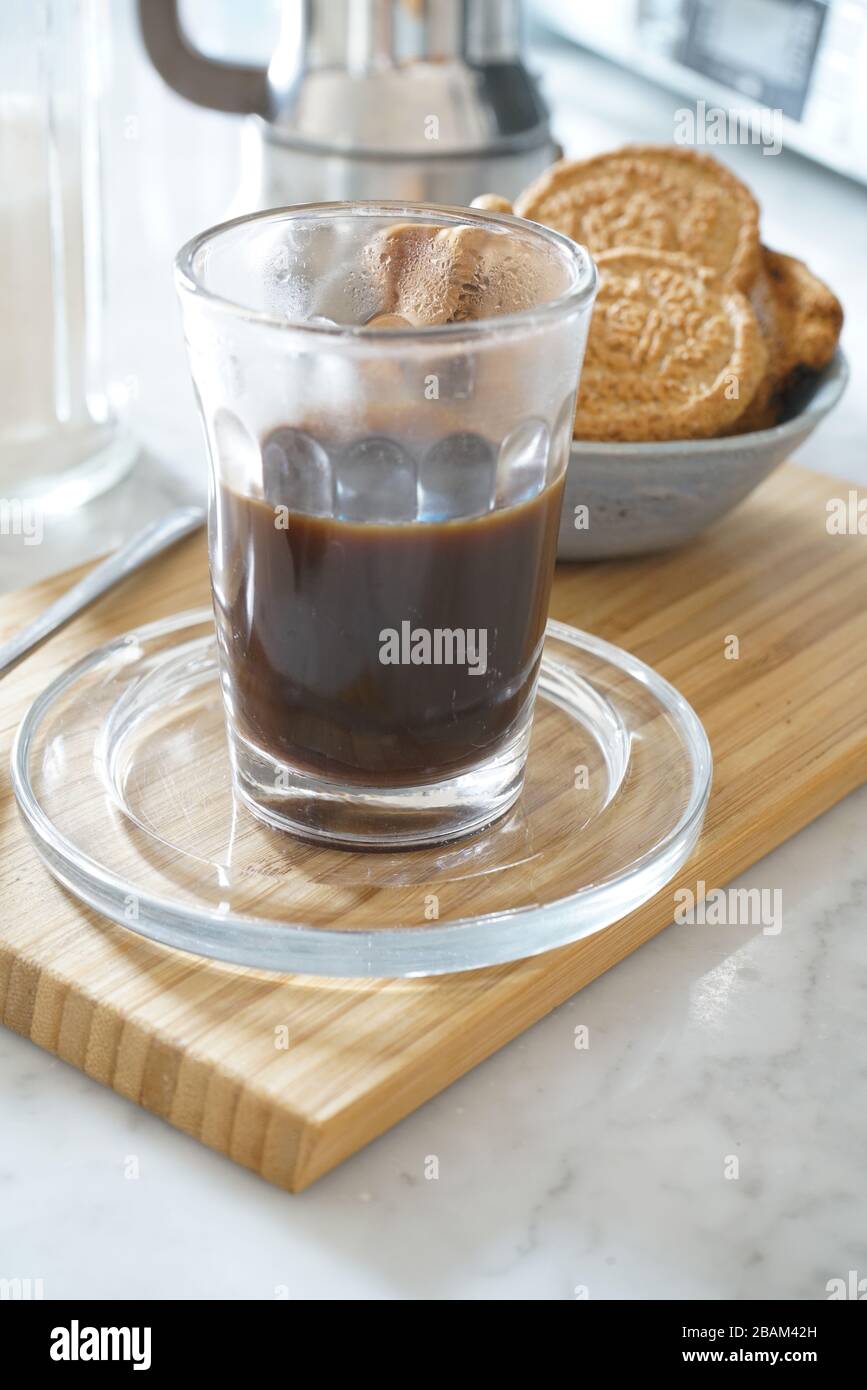 Breakfast coffe, Italy, Europe Stock Photo - Alamy
