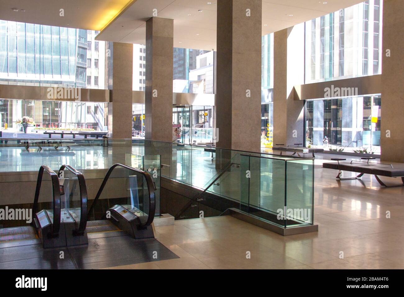 Empty office lobby Stock Photo - Alamy