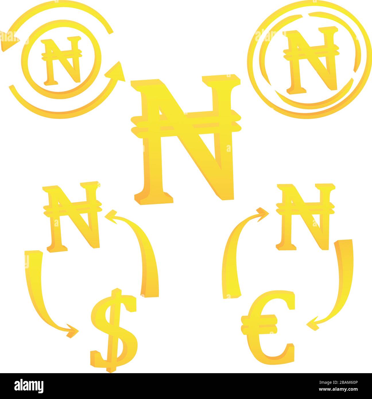 Nigerian Naira currency symbol icon of Nigeria Stock Vector Image & Art ...