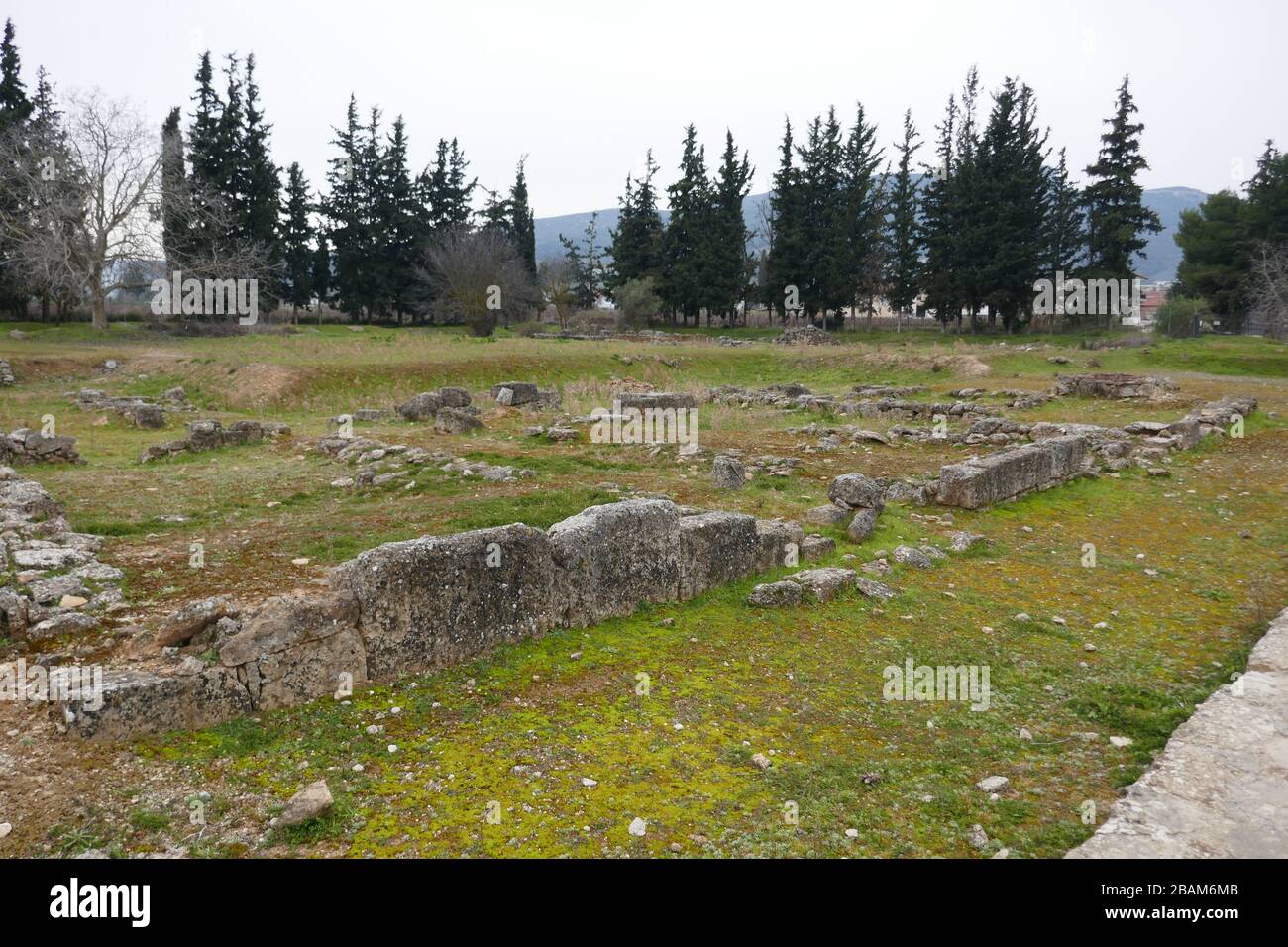 Nemea Archaeological Site Stock Photo - Alamy