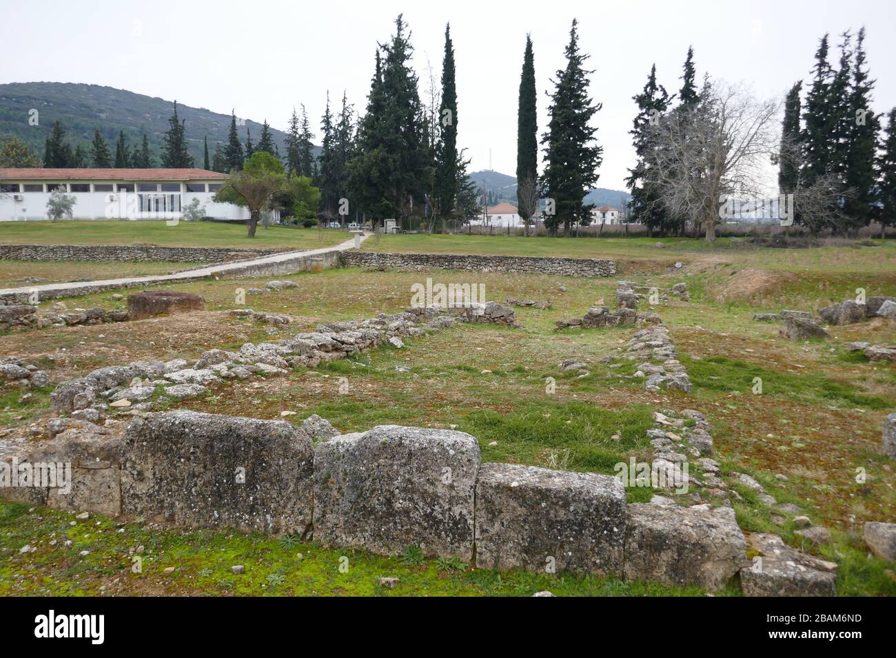 Nemea Archaeological Site Stock Photo - Alamy