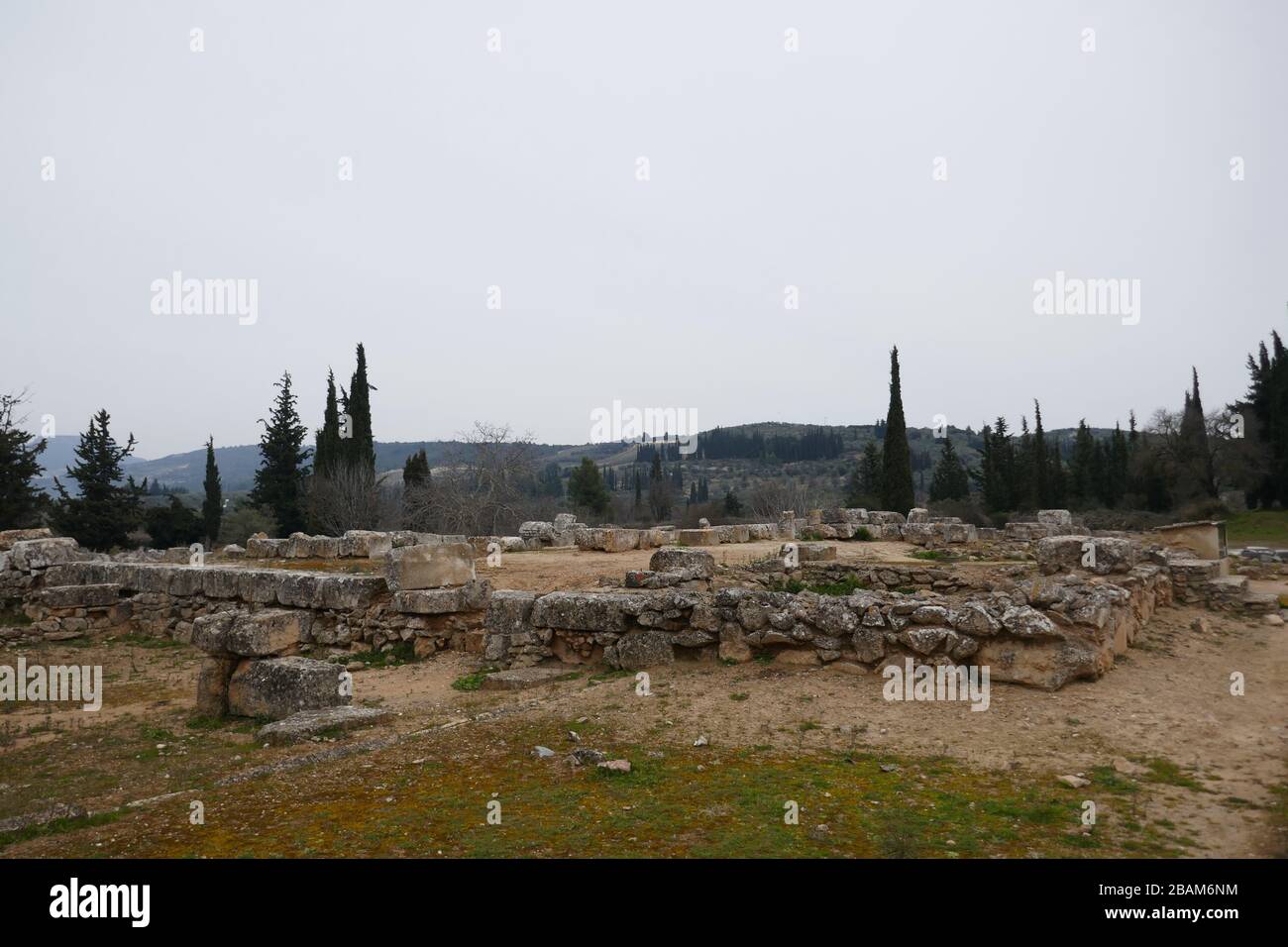 Nemea Archaeological Site Stock Photo - Alamy