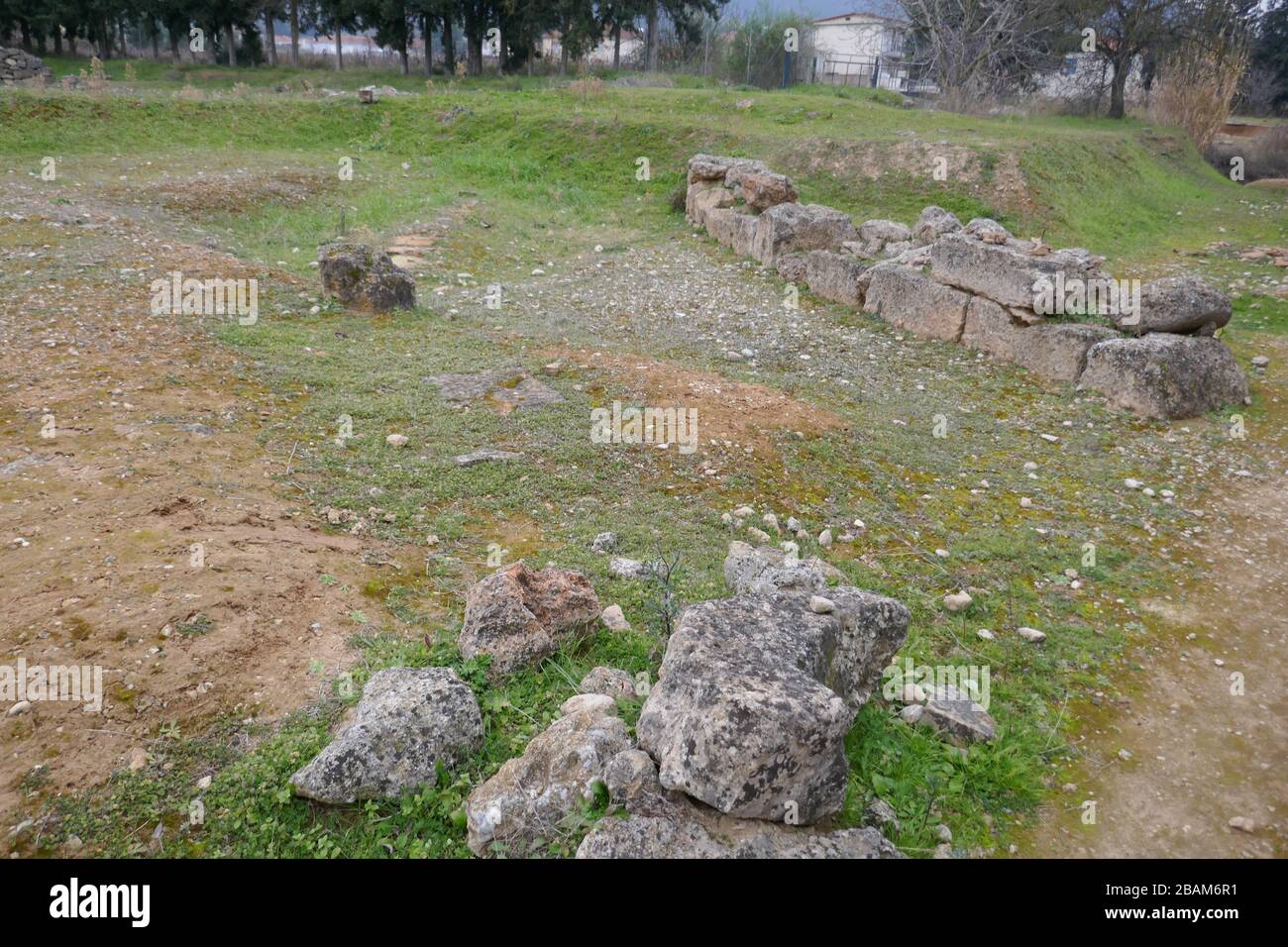 Nemea Archaeological Site Stock Photo - Alamy
