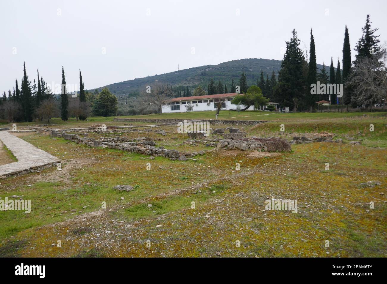 Nemea Archaeological Site Stock Photo - Alamy