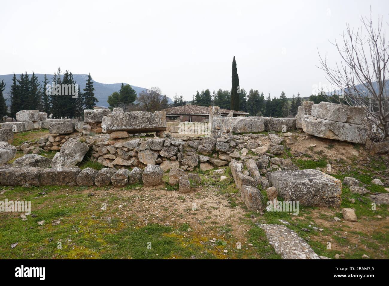 Nemea Archaeological Site Stock Photo - Alamy