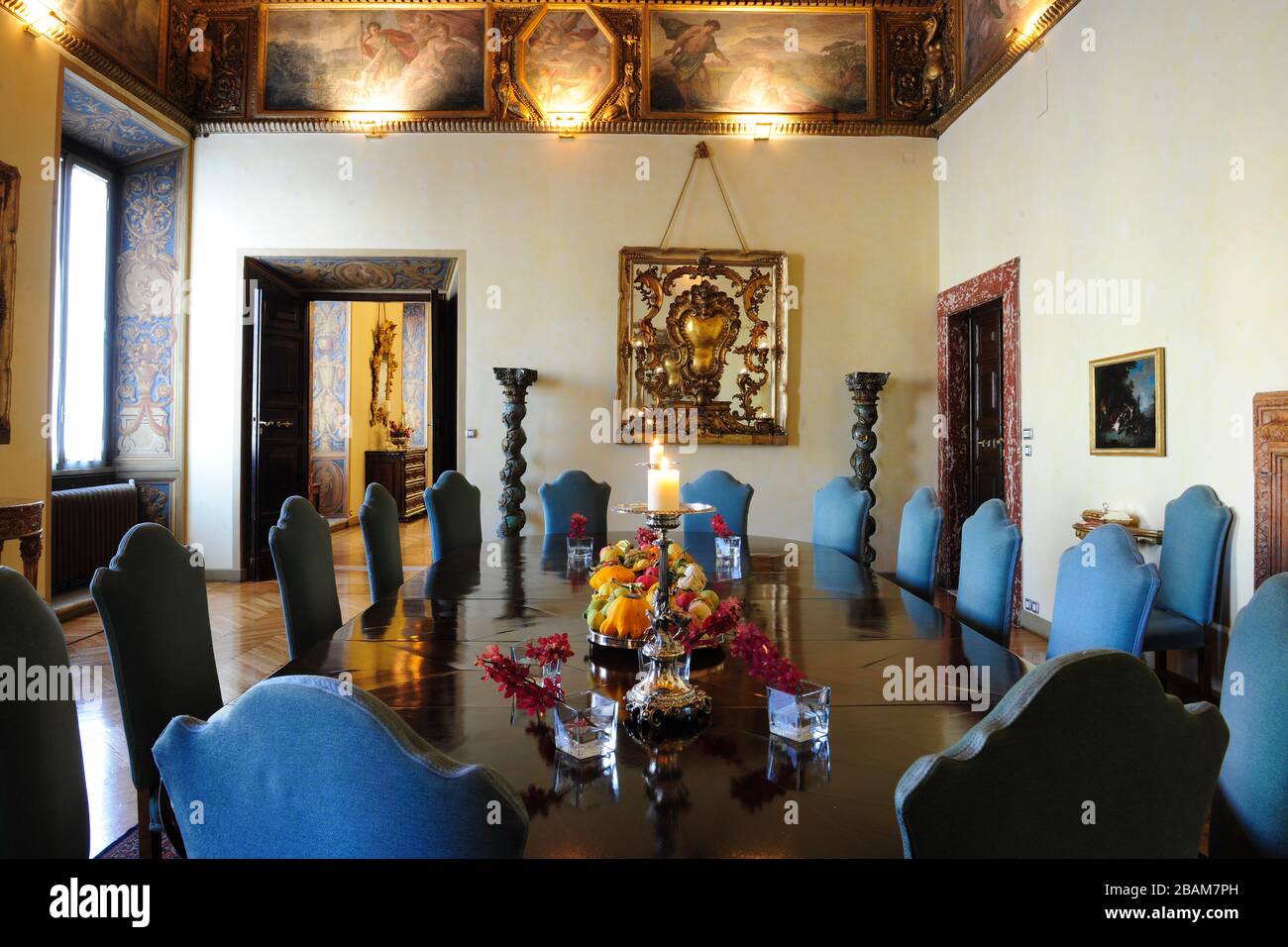 Dining room, 2012, Embassy of Brazil, Palazzo Pamphili, Rome, Italy ...