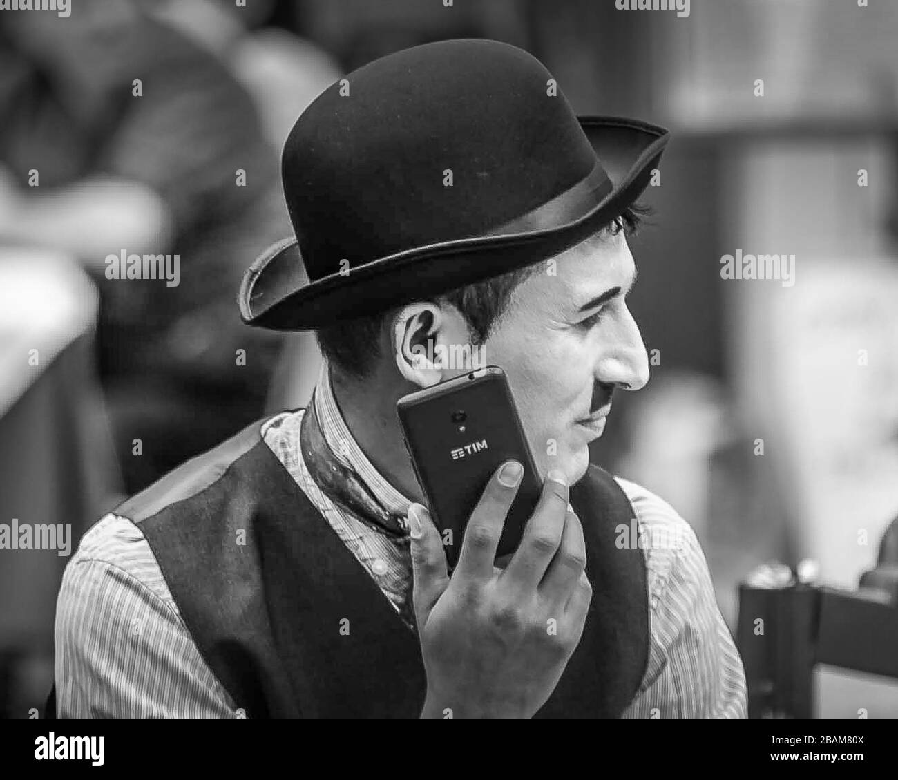 Hello who's there Stock Photo - Alamy