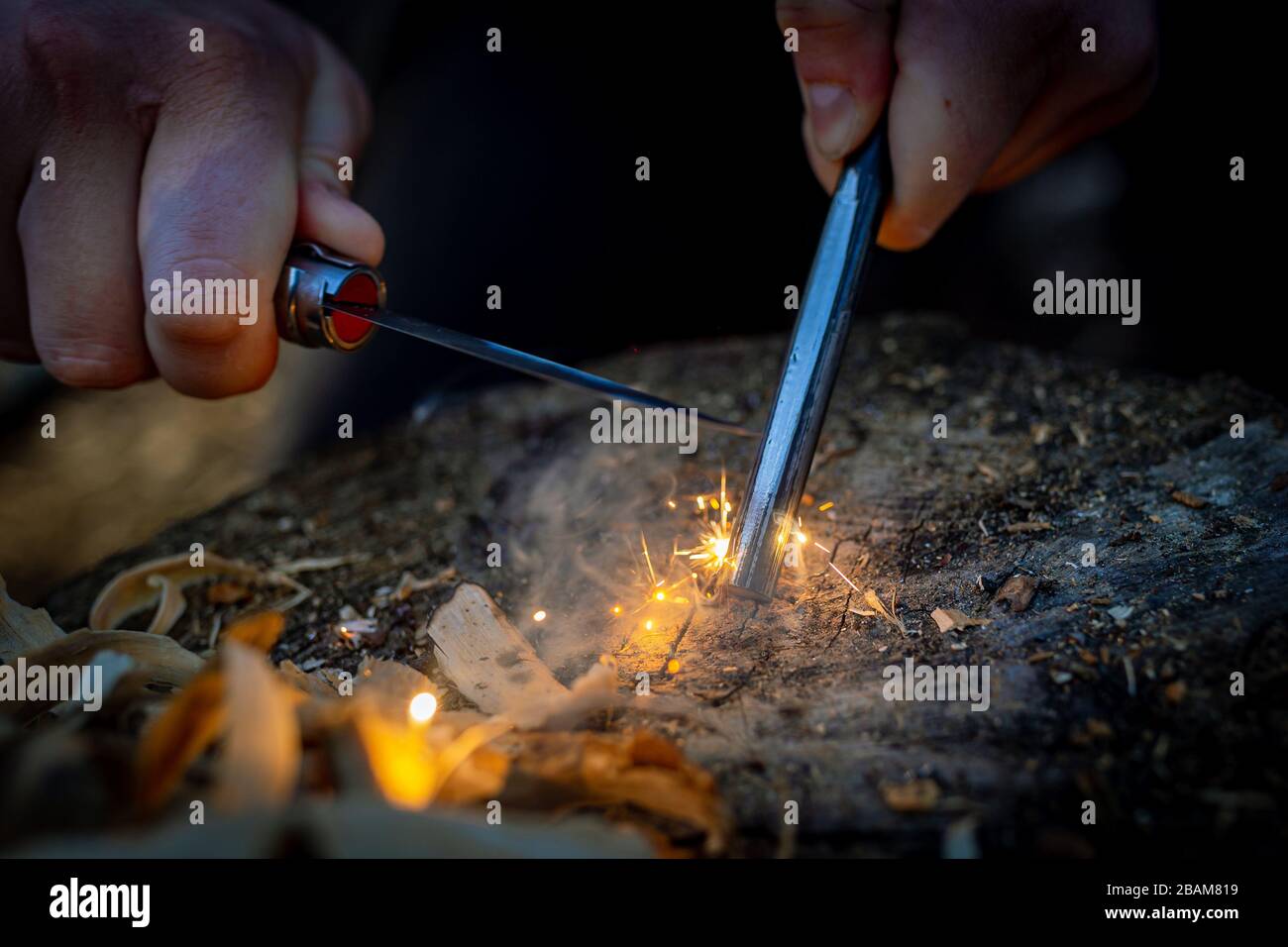Fire making equipment hi-res stock photography and images - Alamy
