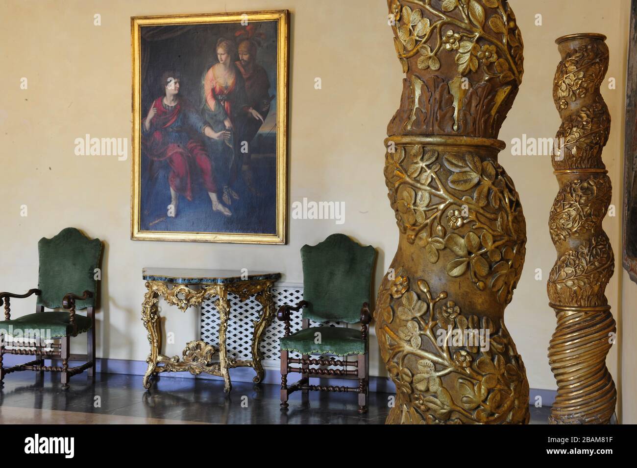 Details, 2012, Embassy of Brazil, Palazzo Pamphili, Rome, Italy Stock ...