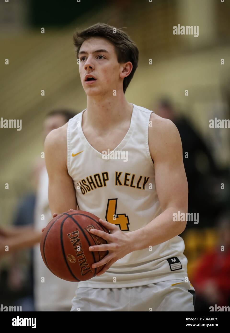 Basketball Action with Idaho Falls vs Bishop Kelly High School in Boise ...