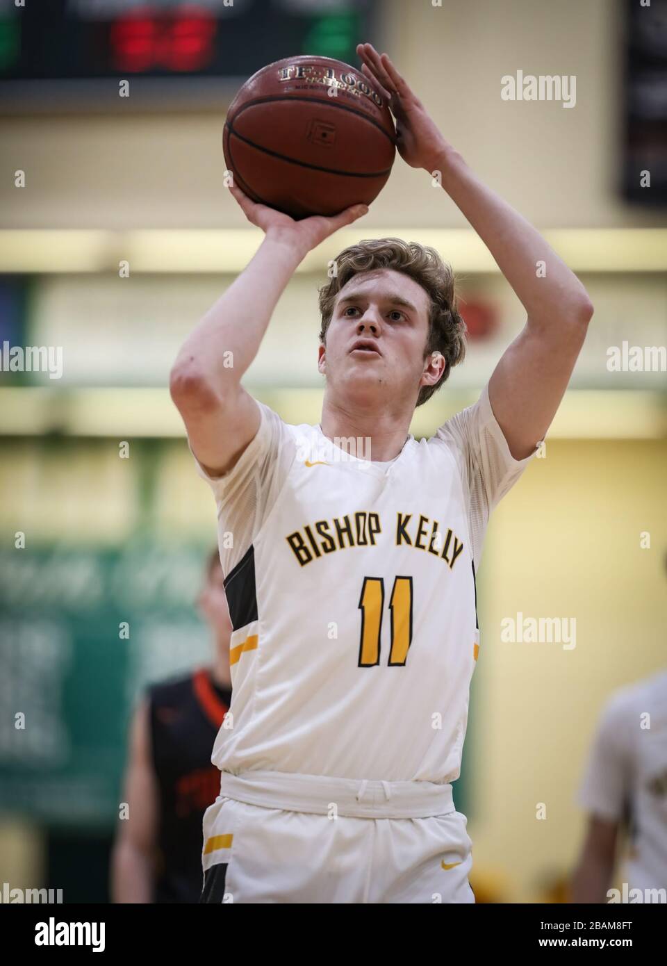 Basketball Action with Idaho Falls vs Bishop Kelly High School in Boise ...