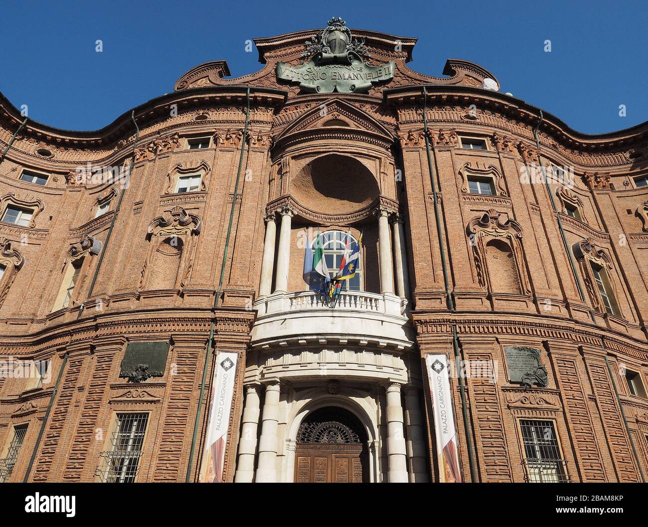 Palazzo Carignano is a historical building in the centre of Turin,which ...