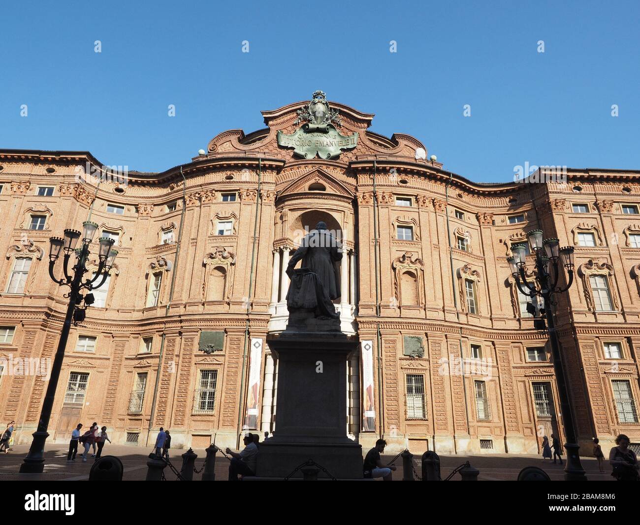 Palazzo Carignano is a historical building in the centre of Turin,which ...