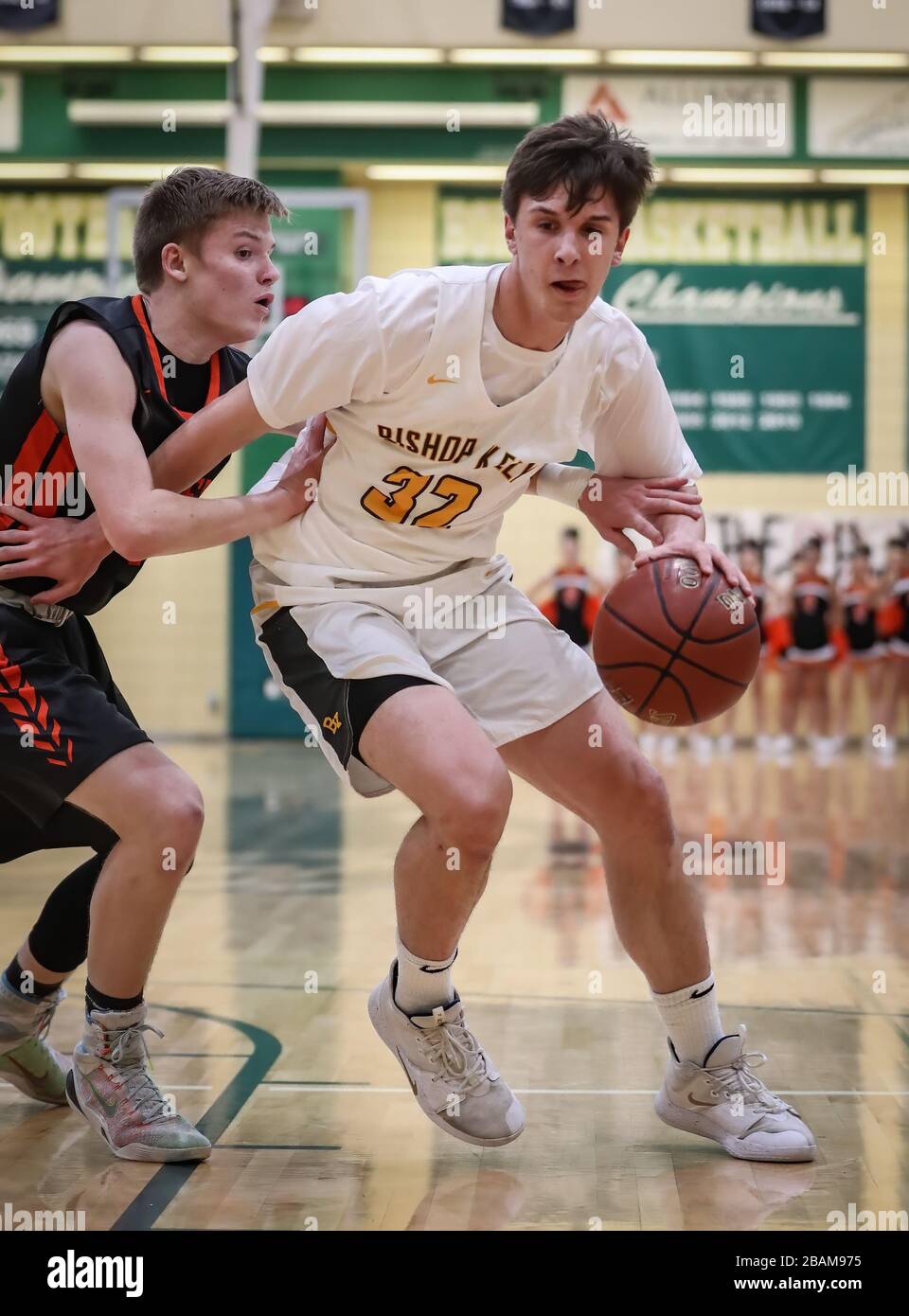 Basketball Action with Idaho Falls vs Bishop Kelly High School in Boise ...
