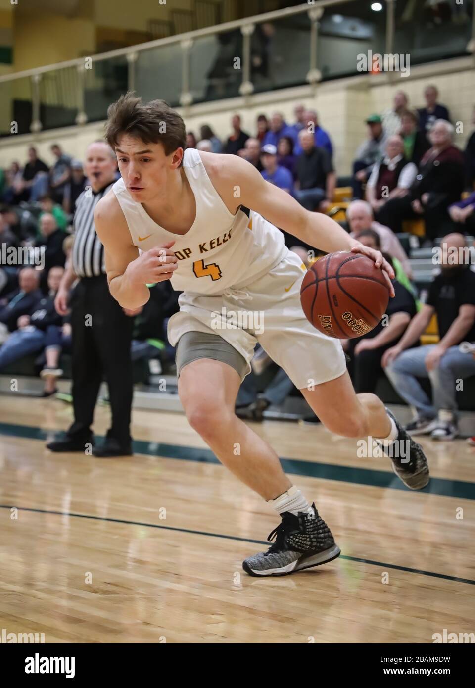 Basketball Action with Idaho Falls vs Bishop Kelly High School in Boise ...