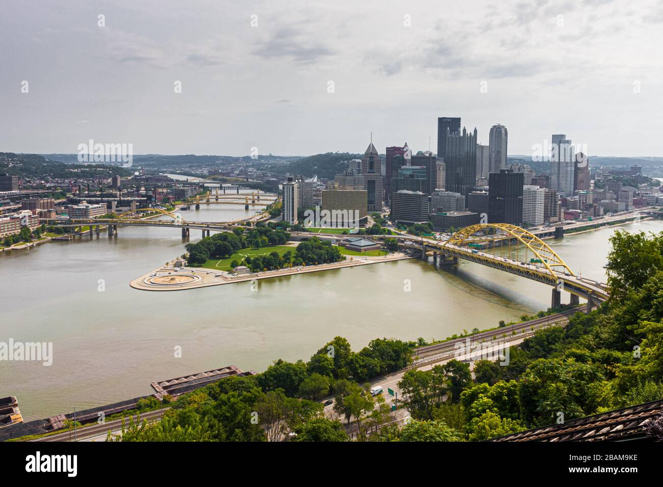 Pittsburgh aerial hi-res stock photography and images - Alamy