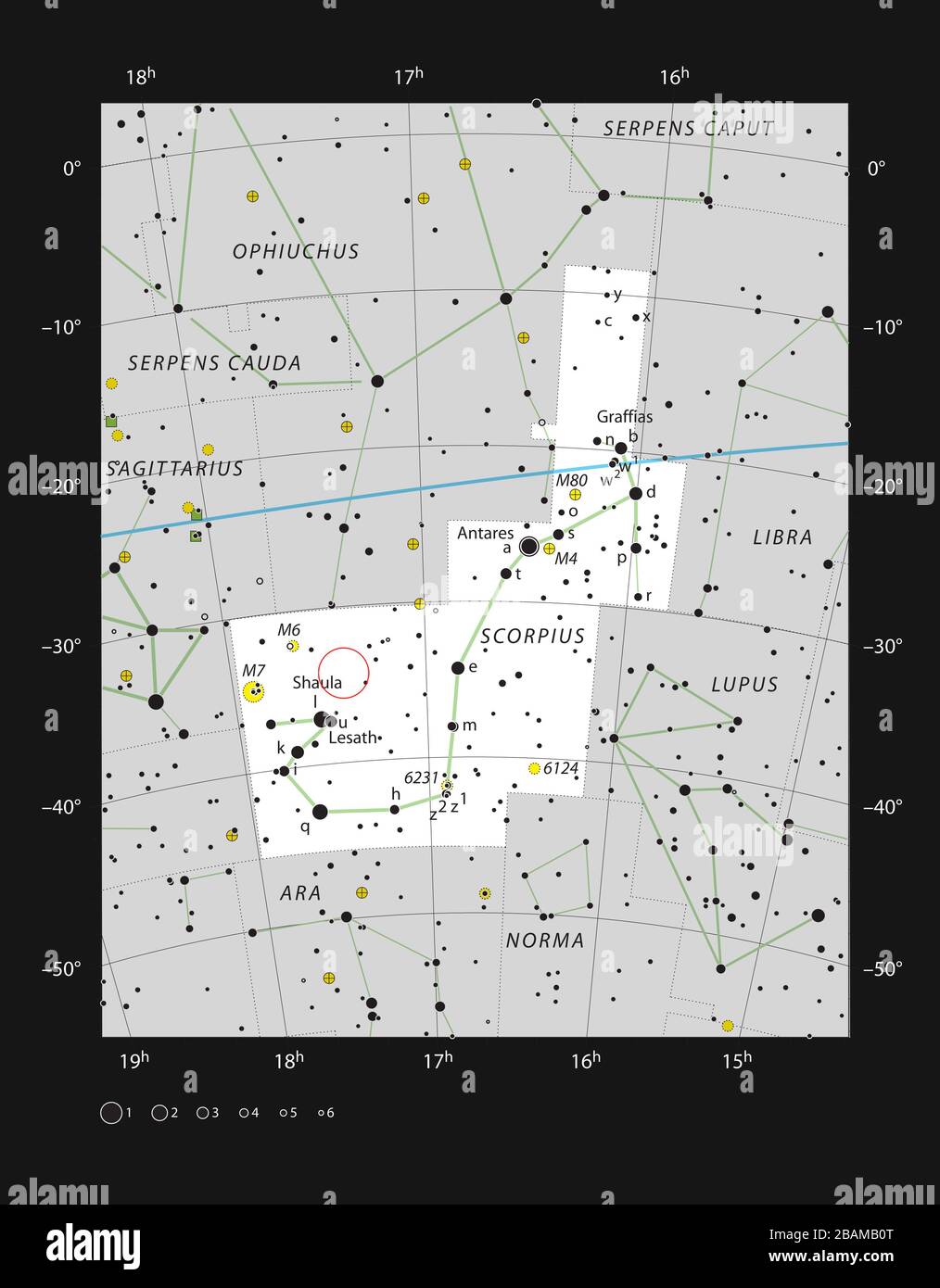 Map of stars chart hi-res stock photography and images - Alamy