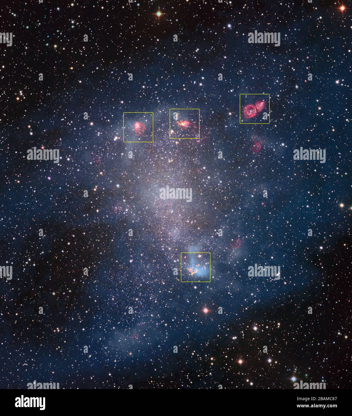 Barred irregular galaxy hi-res stock photography and images - Alamy